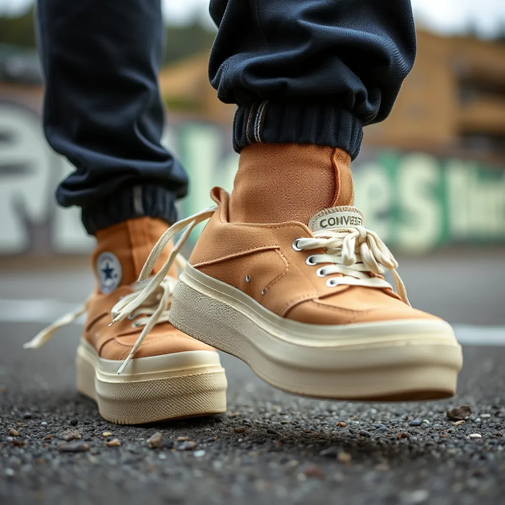 Beige Converse High Tops: Style and Function Combined