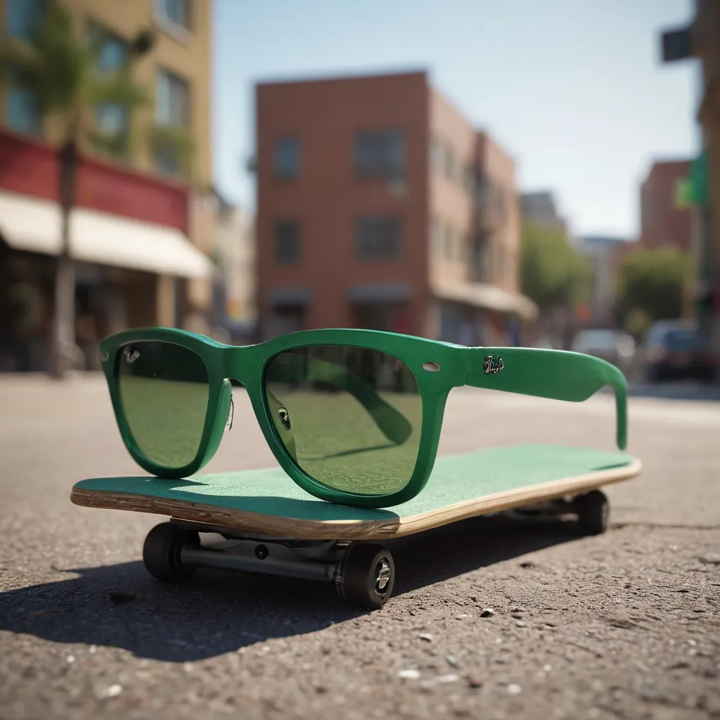 Matte Green Ray-Ban Wayfarer: Style Meets Functionality
