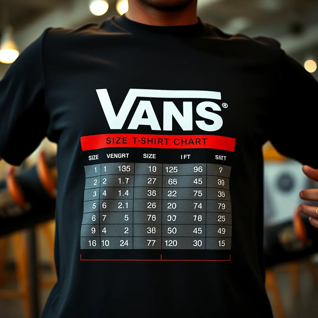 A Guide to Understanding Vans T-Shirt Sizes