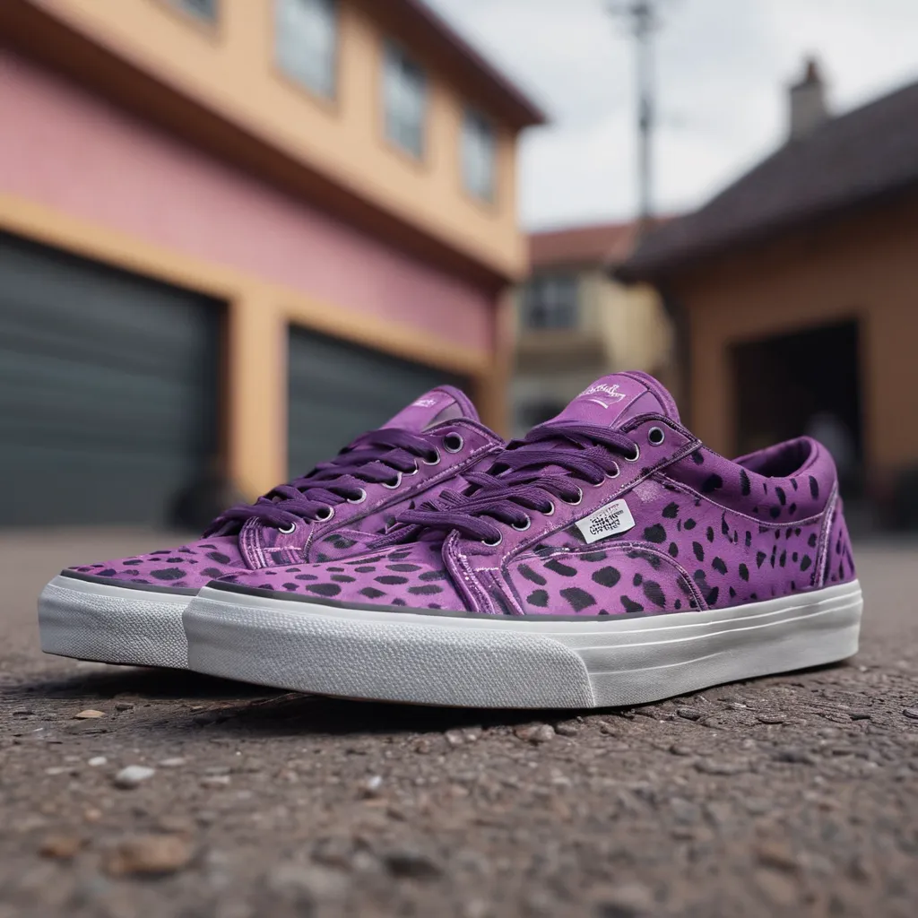 Purple Cheetah Vans: Style Meets Functionality in Skateboarding