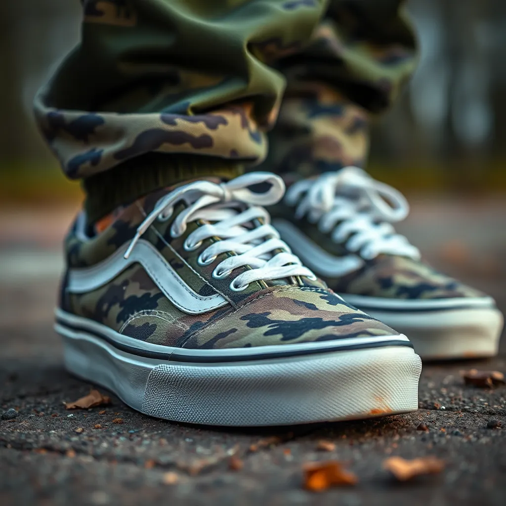 Vans Old Skool Camo: The Perfect Blend of Style and Function